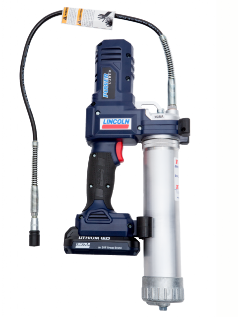 Hand-held grease gun - manual, pneumatic and battery-operated